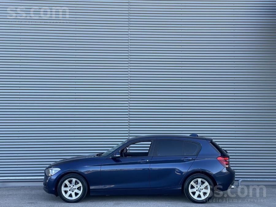 Blue BMW 118 2012 in Riga, with an engine capacity of 2.00 L and mileage of 282 thousand km for 7750 €, photo 7 on AUTOMOTO.COM.LV