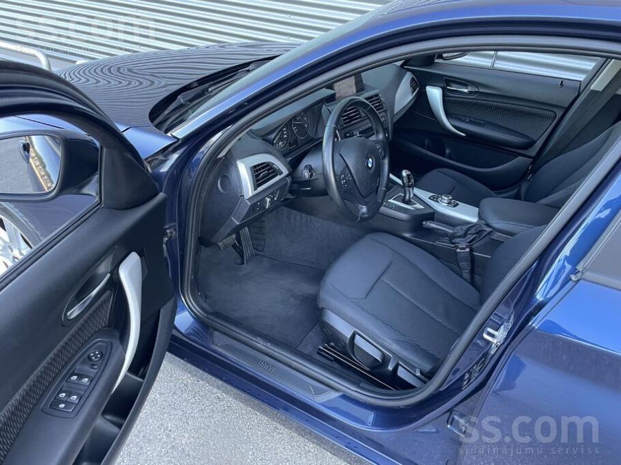 Blue BMW 118 2012 in Riga, with an engine capacity of 2.00 L and mileage of 282 thousand km for 7750 €, photo 10 on AUTOMOTO.COM.LV
