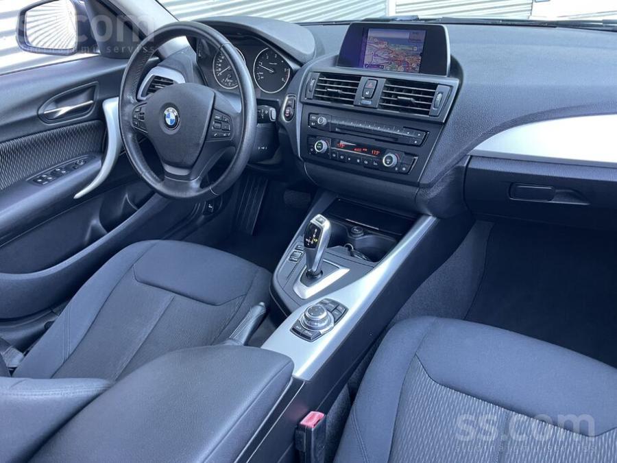 Blue BMW 118 2012 in Riga, with an engine capacity of 2.00 L and mileage of 282 thousand km for 7750 €, photo 15 on AUTOMOTO.COM.LV