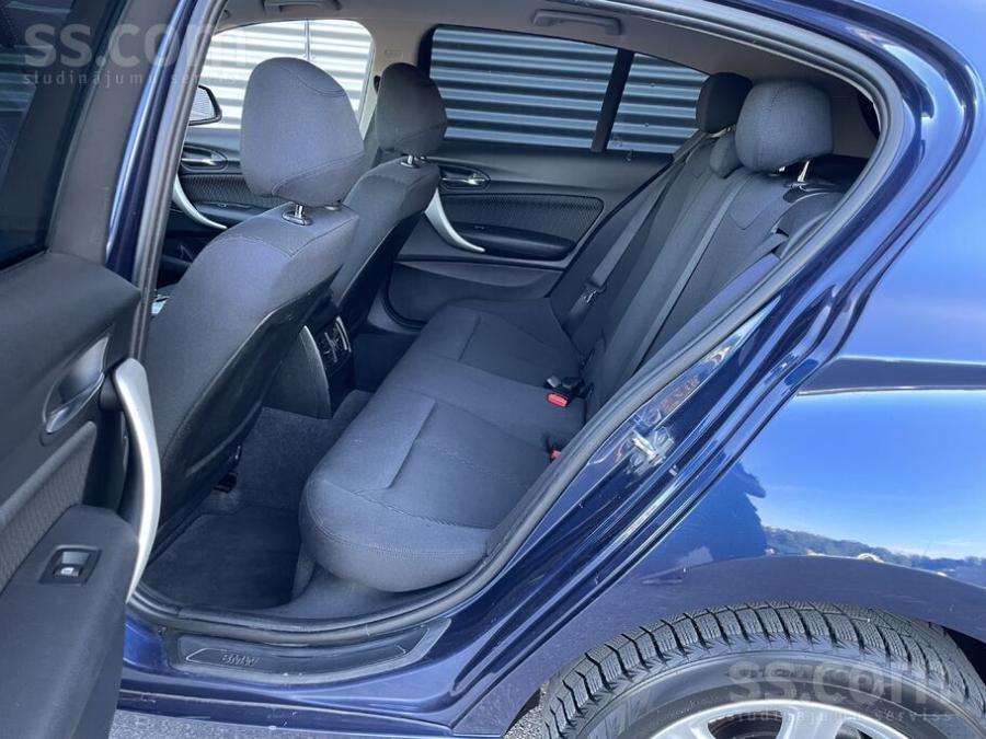 Blue BMW 118 2012 in Riga, with an engine capacity of 2.00 L and mileage of 282 thousand km for 7750 €, photo 30 on AUTOMOTO.COM.LV