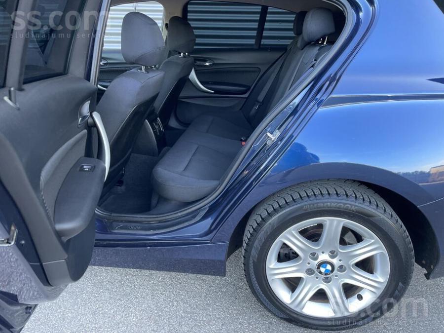 Blue BMW 118 2012 in Riga, with an engine capacity of 2.00 L and mileage of 282 thousand km for 7750 €, photo 32 on AUTOMOTO.COM.LV