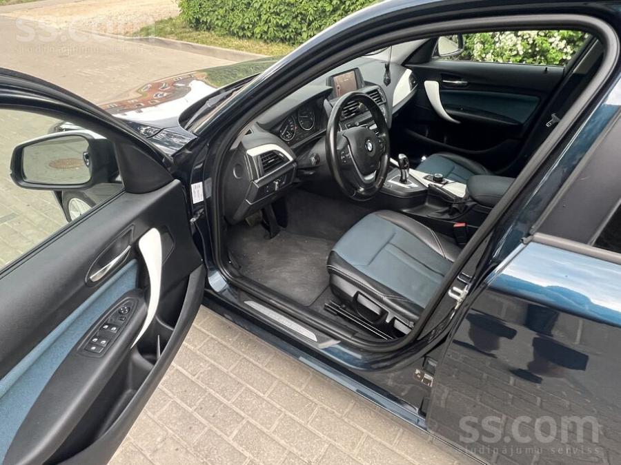 Blue BMW 118 2012 in Tukums, with an engine capacity of 2.00 L and mileage of 202 thousand km for 7690 €, photo 9 on AUTOMOTO.COM.LV