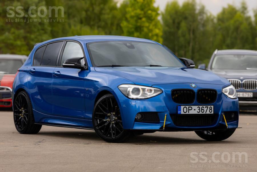 Blue BMW 118 2013 in Jelgava, with an engine capacity of 2.00 L and mileage of 0 thousand km for 8200 €, photo 4 on AUTOMOTO.COM.LV