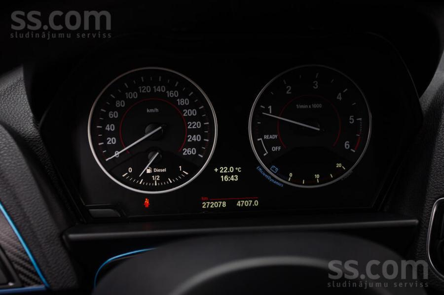 Blue BMW 118 2013 in Jelgava, with an engine capacity of 2.00 L and mileage of 0 thousand km for 8200 €, photo 34 on AUTOMOTO.COM.LV