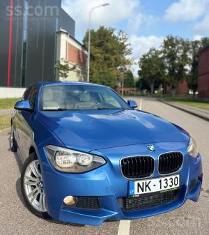 Blue BMW 118 2014 in Liepaja, with an engine capacity of 2.00 L and mileage of 273 thousand km for 11900 €, photo  on AUTOMOTO.COM.LV