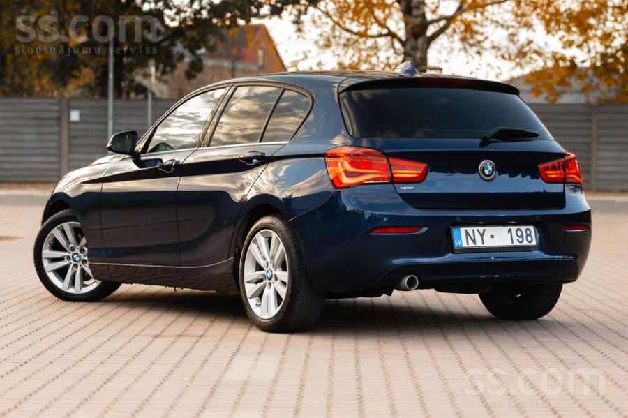Blue BMW 118 2015 in Jelgava, with an engine capacity of 2.00 L and mileage of 214 thousand km for 10990 €, photo 3 on AUTOMOTO.COM.LV