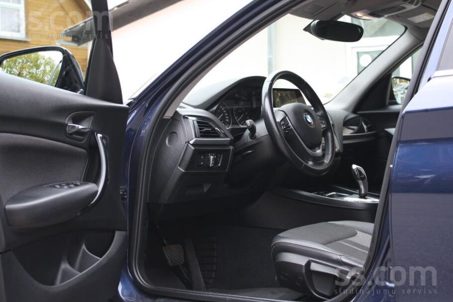 Zils BMW 118 2015 Jūrmala, ar dzinēja tilpumu 1.60 L un nobraukumu 209 tūkst. km par 9400 €, foto 15 vietnē AUTOMOTO.COM.LV