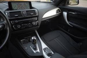 Blue BMW 118 2015 in Riga, with an engine capacity of 2.00 L and mileage of 211 thousand km for 11490 €, photo 11 on AUTOMOTO.COM.LV