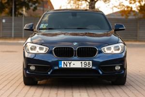 Blue BMW 118 2015 in Riga, with an engine capacity of 2.00 L and mileage of 211 thousand km for 11490 €, photo 21 on AUTOMOTO.COM.LV