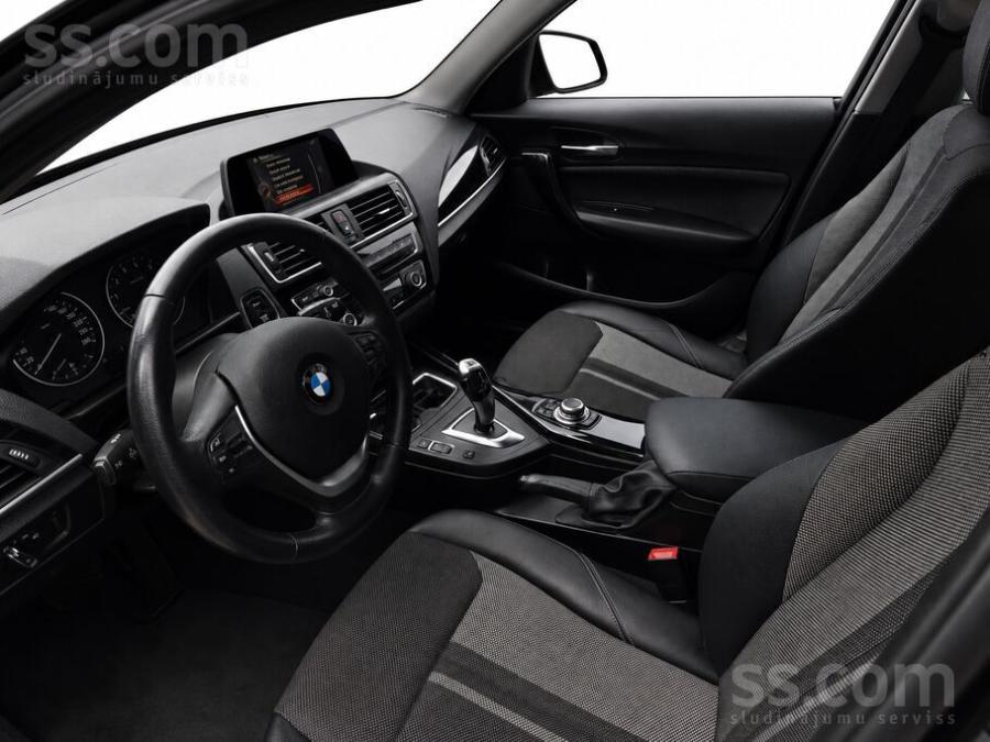 Blue BMW 118 2015 in Riga, with an engine capacity of 1.60 L and mileage of 209 thousand km for 9700 €, photo 7 on AUTOMOTO.COM.LV