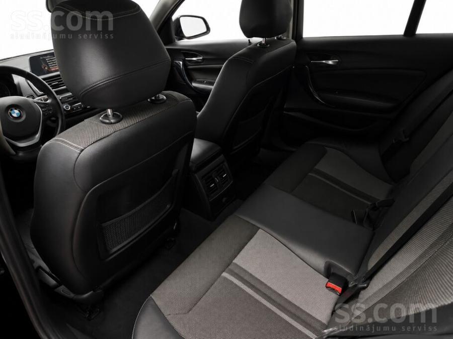 Blue BMW 118 2015 in Riga, with an engine capacity of 1.60 L and mileage of 209 thousand km for 9700 €, photo 10 on AUTOMOTO.COM.LV
