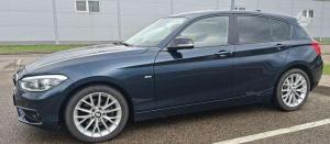 Blue BMW 118 2016 in Vilnius, with an engine capacity of 2.00 L and mileage of 132 thousand km for 12000 €, photo  on AUTOMOTO.COM.LV