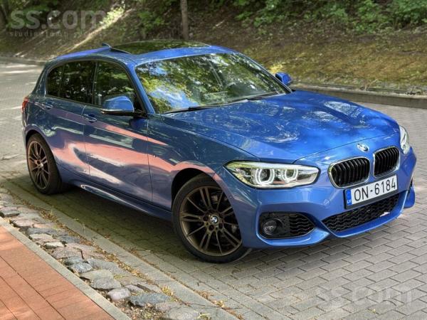Blue BMW 118 2016 in Bauska, with an engine capacity of 2.00 L and mileage of 270 thousand km for 9900 €, photo 1 on AUTOMOTO.COM.LV