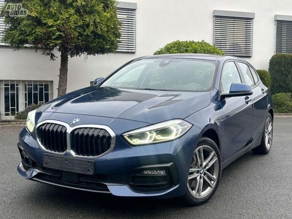 Blue BMW 118 2021 in Kaunas, with an engine capacity of 1.50 L and mileage of 52 thousand km for 22709 €, photo 2 on AUTOMOTO.COM.LV