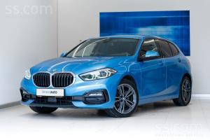 Zils BMW 118 2021 Rīga, ar dzinēja tilpumu 1.50 L un nobraukumu 46 tūkst. km par 17990 €, foto  vietnē AUTOMOTO.COM.LV