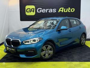 Blue BMW 118 2022 in Vilnius, with an engine capacity of 1.50 L and mileage of 67 thousand km for 17290 €, photo  on AUTOMOTO.COM.LV