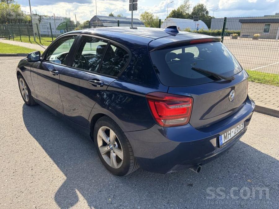 Zils BMW 118 2012 Rīga, ar dzinēja tilpumu 1.40 L un nobraukumu 291 tūkst. km par 4599 €, foto 5 vietnē AUTOMOTO.COM.LV