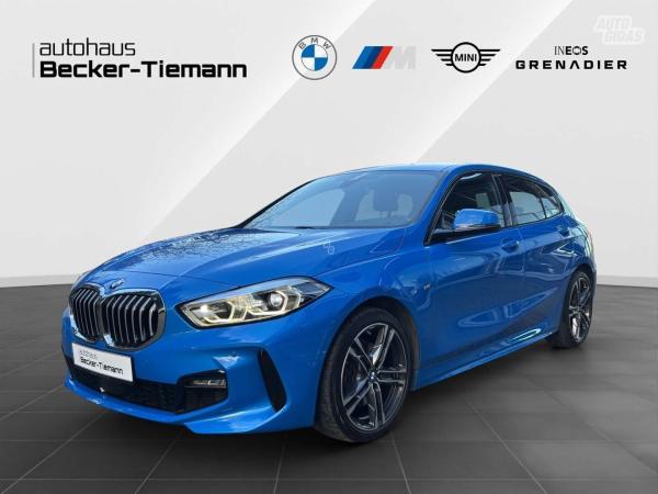 Blue BMW 118 2019 in Kaunas, with an engine capacity of 1.50 L and mileage of 26 thousand km for 25376 €, photo 1 on AUTOMOTO.COM.LV
