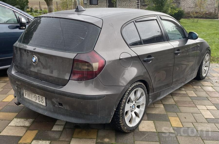 Brūns BMW 118 2007 Dobele, ar dzinēja tilpumu 1.80 L un nobraukumu 445 tūkst. km par 1800 €, foto 1 vietnē AUTOMOTO.COM.LV