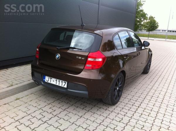Brūns BMW 118 2011 Tukums, ar dzinēja tilpumu 2.00 L un nobraukumu 188 tūkst. km par 5250 €, foto 5 vietnē AUTOMOTO.COM.LV