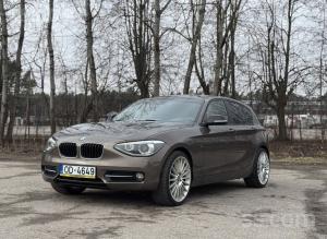 Brown BMW 118 2014 in Riga, with an engine capacity of 2.00 L and mileage of 224 thousand km for 8900 €, photo  on AUTOMOTO.COM.LV