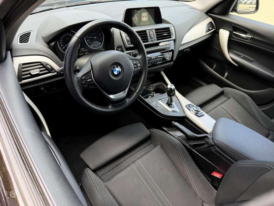 Brown BMW 118 2017 in Kaunas, with an engine capacity of 1.50 L and mileage of 177 thousand km for 9500 €, photo 6 on AUTOMOTO.COM.LV