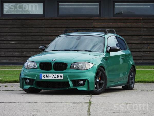 Green BMW 118 2008 in Riga, with an engine capacity of 2.00 L and mileage of 306 thousand km for 6500 €, photo 1 on AUTOMOTO.COM.LV