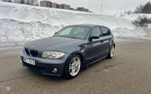 Grey BMW 118 2005 in Vilnius, with an engine capacity of 2.00 L and mileage of 369 thousand km for 2400 €, photo  on AUTOMOTO.COM.LV