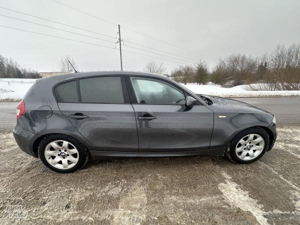 Grey BMW 118 2005 in Jonava, with an engine capacity of 2.00 L and mileage of 344 thousand km for 1999 €, photo 6 on AUTOMOTO.COM.LV