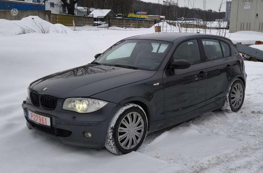 Pelēks BMW 118 2005 Kauņa, ar dzinēja tilpumu 2.00 L un nobraukumu 300 tūkst. km par 2750 €, foto 2 vietnē AUTOMOTO.COM.LV
