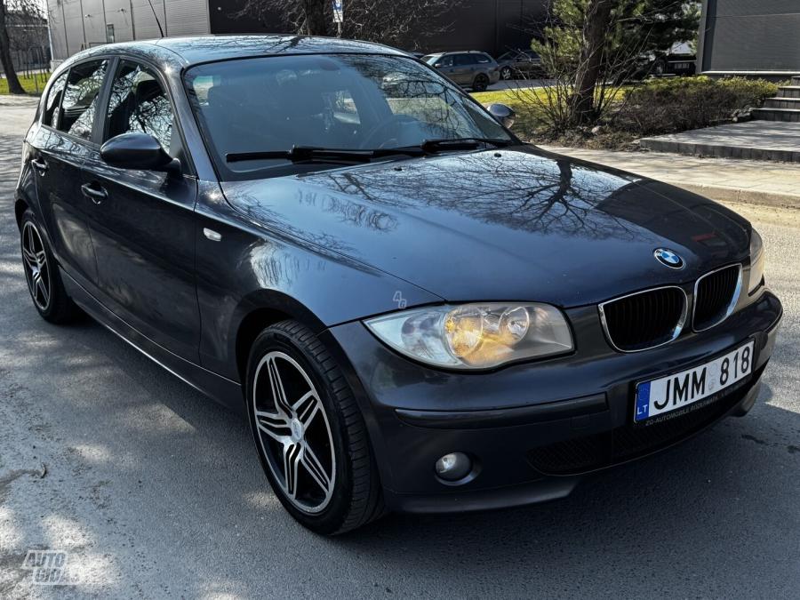 Grey BMW 118 2005 in Vilnius, with an engine capacity of 2.00 L and mileage of 426 thousand km for 1950 €, photo 1 on AUTOMOTO.COM.LV
