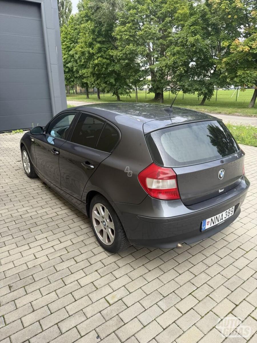 Pelēks BMW 118 2005 Kauņa, ar dzinēja tilpumu 2.00 L un nobraukumu 352 tūkst. km par 1900 €, foto 7 vietnē AUTOMOTO.COM.LV