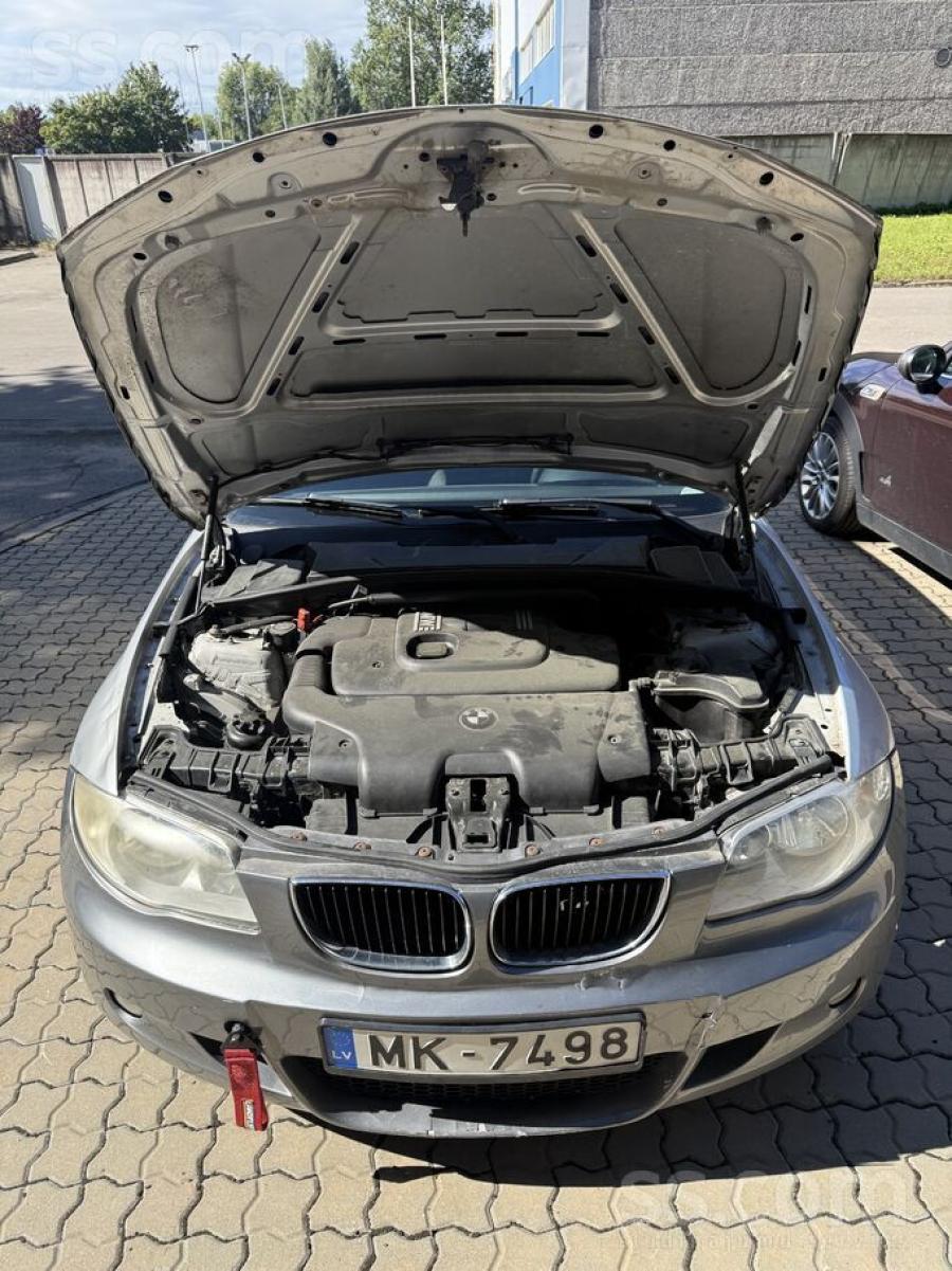 Pelēks BMW 118 2005 Rīga, ar dzinēja tilpumu 2.00 L un nobraukumu 278 tūkst. km par 1900 €, foto 8 vietnē AUTOMOTO.COM.LV