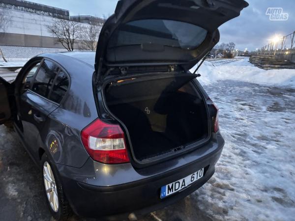 Pelēks BMW 118 2006 Viļņa, ar dzinēja tilpumu 2.00 L un nobraukumu 315 tūkst. km par 1750 €, foto 5 vietnē AUTOMOTO.COM.LV