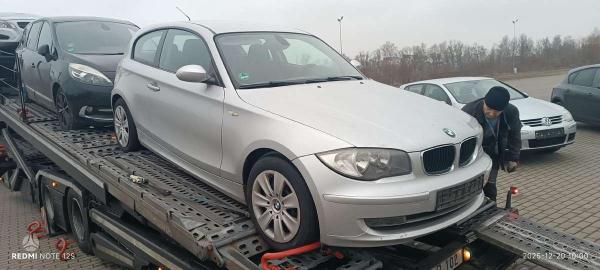 Grey BMW 118 2007 in Kaunas, with an engine capacity of 2.00 L and mileage of 210 thousand km for 1850 €, photo 1 on AUTOMOTO.COM.LV