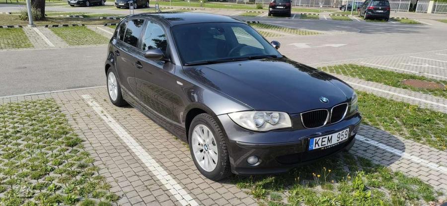 Pelēks BMW 118 2007 Vilkaviškis, ar dzinēja tilpumu 2.00 L un nobraukumu 192 tūkst. km par 4100 €, foto 1 vietnē AUTOMOTO.COM.LV