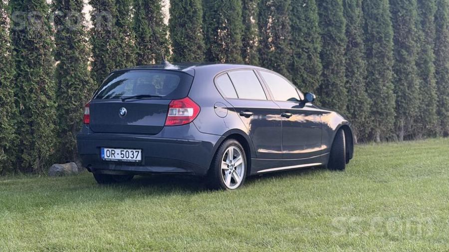 Grey BMW 118 2007 in Riga, with an engine capacity of 2.00 L and mileage of 232 thousand km for 2985 €, photo 4 on AUTOMOTO.COM.LV
