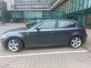 Grey BMW 118 2008 in Vilnius, with an engine capacity of 2.00 L and mileage of 333 thousand km for 2990 €, photo  on AUTOMOTO.COM.LV