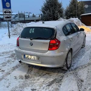 Grey BMW 118 2008 in Kaunas, with an engine capacity of 2.00 L and mileage of 252 thousand km for 3000 €, photo 7 on AUTOMOTO.COM.LV
