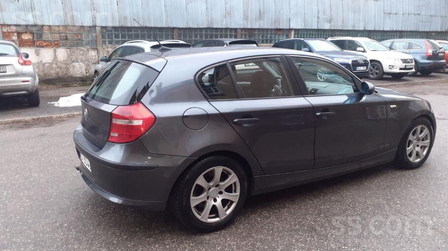 Pelēks BMW 118 2008 Rīga, ar dzinēja tilpumu 2.00 L un nobraukumu 286 tūkst. km par 2550 €, foto 5 vietnē AUTOMOTO.COM.LV
