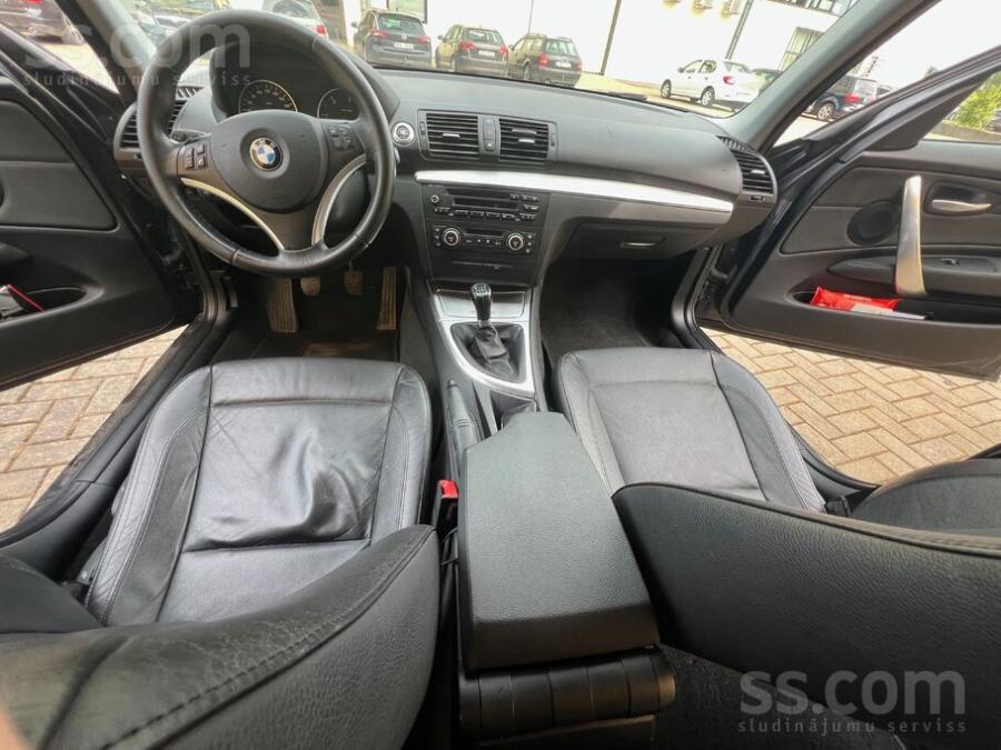 Grey BMW 118 2008 in Cesis, with an engine capacity of 2.00 L and mileage of 268 thousand km for 4290 €, photo 7 on AUTOMOTO.COM.LV