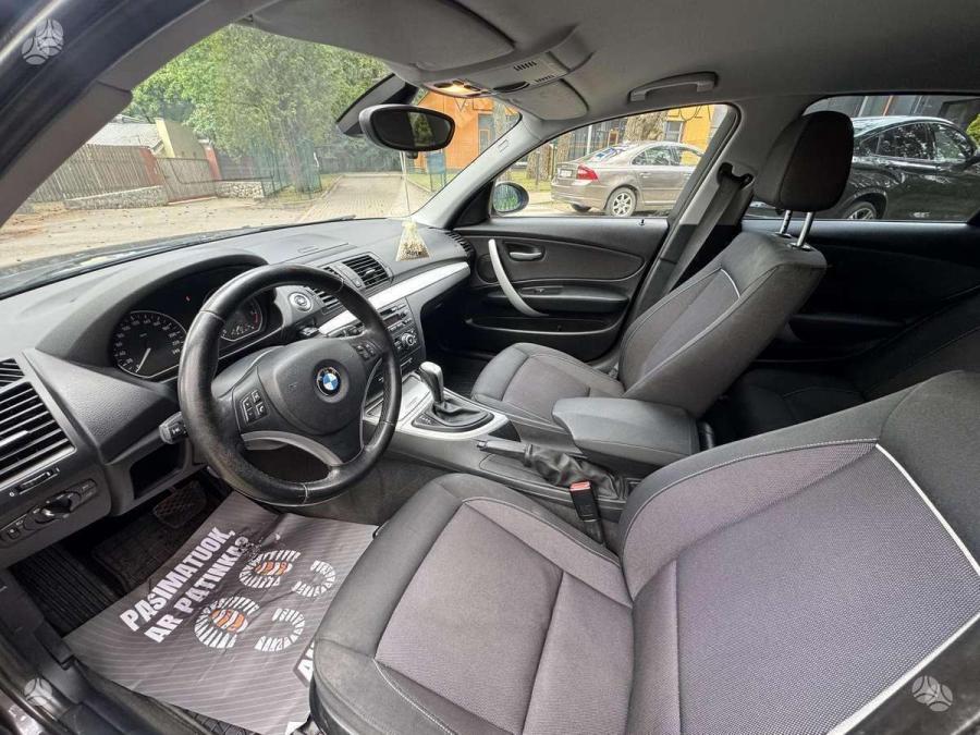Pelēks BMW 118 2008 Kauņa, ar dzinēja tilpumu 2.00 L un nobraukumu 230 tūkst. km par 3999 €, foto 6 vietnē AUTOMOTO.COM.LV