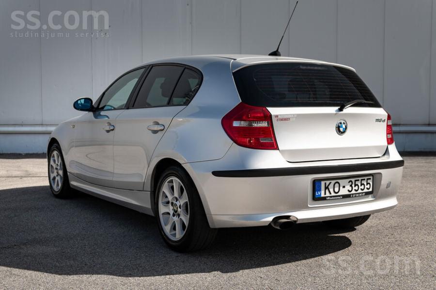 Pelēks BMW 118 2008 Jelgava, ar dzinēja tilpumu 2.00 L un nobraukumu 347 tūkst. km par 4500 €, foto 5 vietnē AUTOMOTO.COM.LV