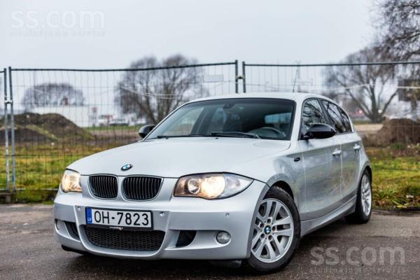 Grey BMW 118 2009 in Riga, with an engine capacity of 2.00 L and mileage of 233 thousand km for 5790 €, photo 1 on AUTOMOTO.COM.LV