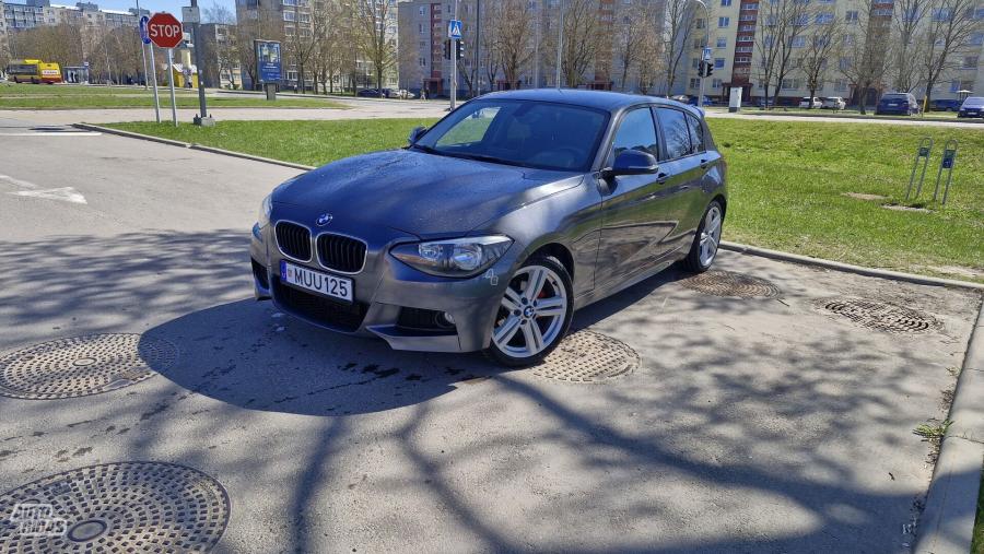 Pelēks BMW 118 2012 Šauļi, ar dzinēja tilpumu 2.00 L un nobraukumu 294 tūkst. km par 6900 €, foto 3 vietnē AUTOMOTO.COM.LV