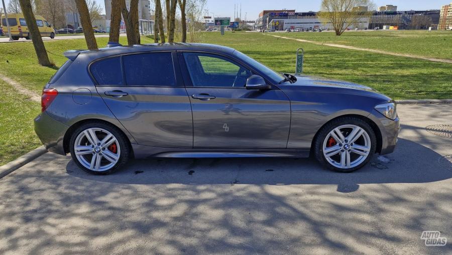 Pelēks BMW 118 2012 Šauļi, ar dzinēja tilpumu 2.00 L un nobraukumu 294 tūkst. km par 6900 €, foto 7 vietnē AUTOMOTO.COM.LV