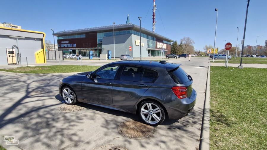 Pelēks BMW 118 2012 Šauļi, ar dzinēja tilpumu 2.00 L un nobraukumu 294 tūkst. km par 6900 €, foto 19 vietnē AUTOMOTO.COM.LV