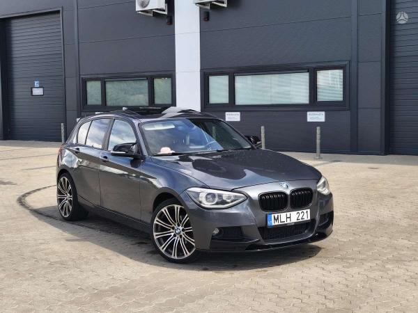 Pelēks BMW 118 2012 Viļņa, ar dzinēja tilpumu 2.00 L un nobraukumu 332 tūkst. km par 7700 €, foto 4 vietnē AUTOMOTO.COM.LV