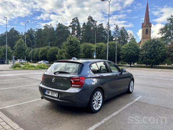 Grey BMW 118 2012 in Ogre, with an engine capacity of 1.60 L and mileage of 156 thousand km for 5300 €, photo 3 on AUTOMOTO.COM.LV
