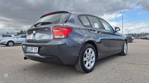 Pelēks BMW 118 2012 Marijampole, ar dzinēja tilpumu 1.60 L un nobraukumu 200 tūkst. km par 4450 €, foto 6 vietnē AUTOMOTO.COM.LV